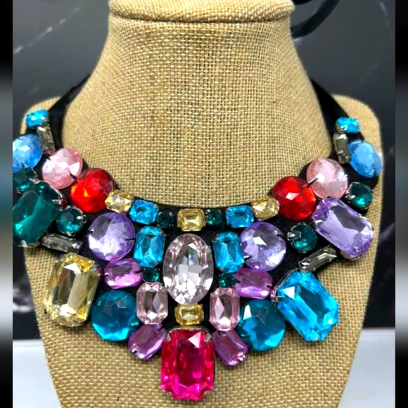 CUSTOM | Jewelry | Bejeweled Bib Neck Piece | Poshmark